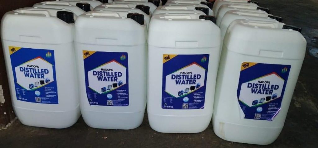 25 LITERS DISTILLED WATER – Viable Energy